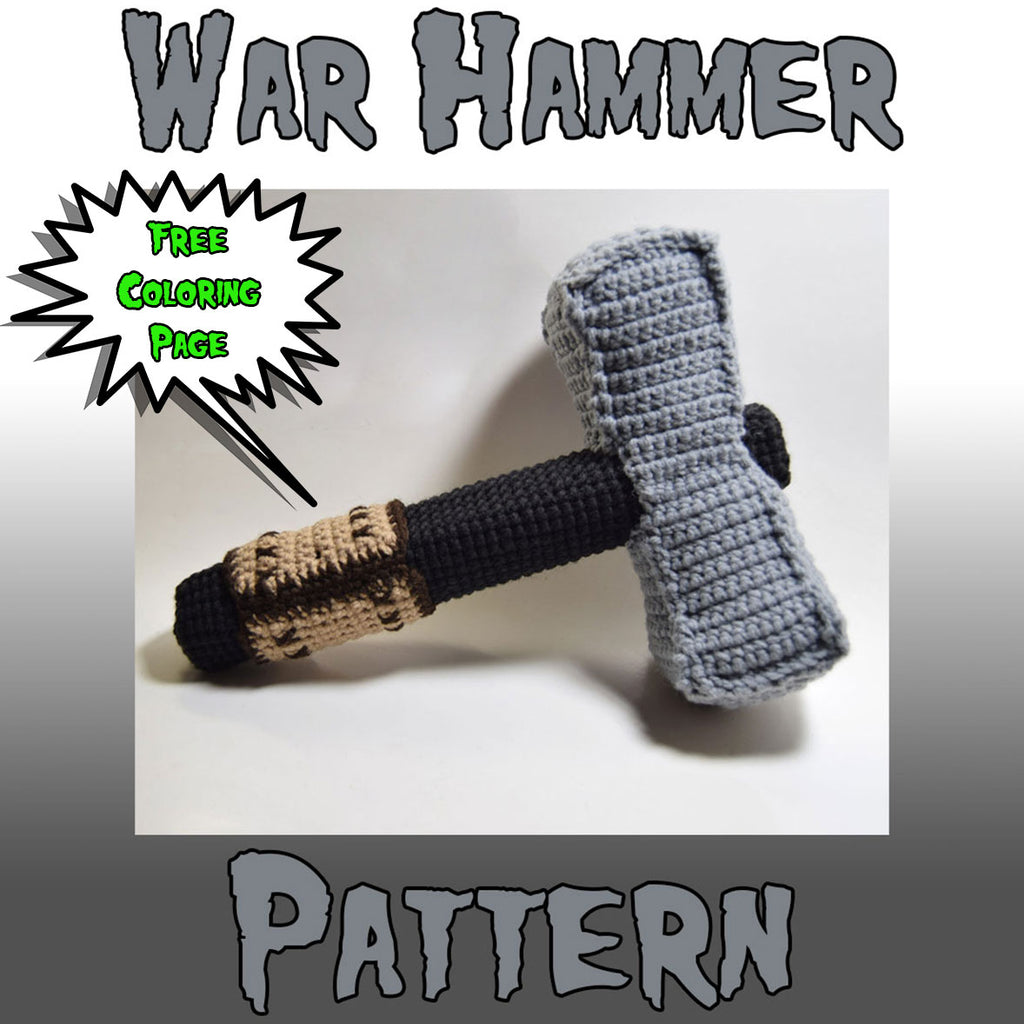 War Hammer Crochet Pattern – MadebyJody666